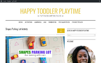 Shapes And Colors Parking Lot Activity - Activity For Kids