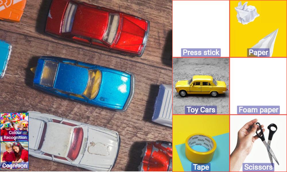 Shapes And Colors Parking Lot Activity - Activity For Kids